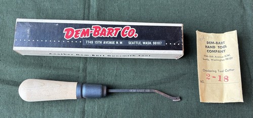 Dem-Bart Checkering Tool 2-18 Head & Handle in Box | eBay
