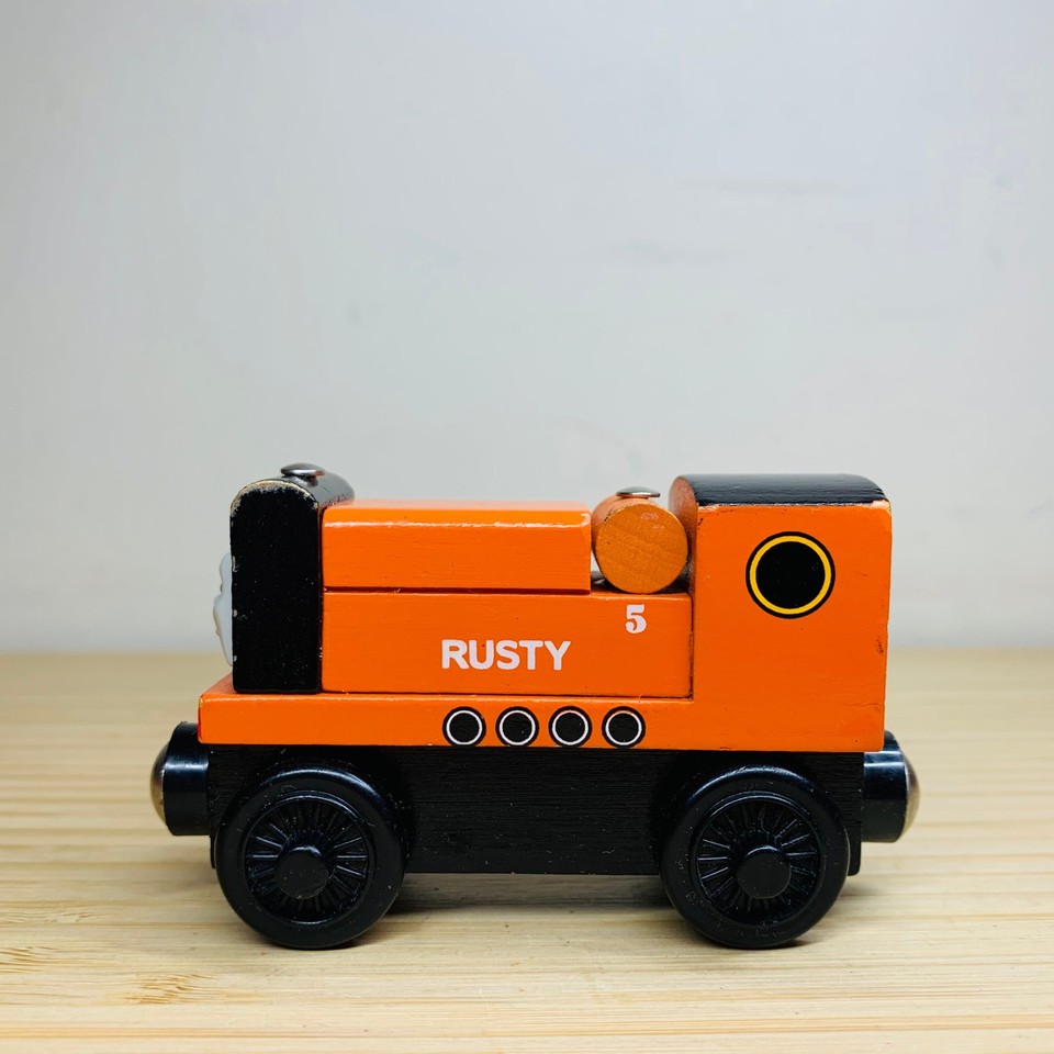 Rusty - Thomas The Tank Engine & Friends Wooden Railway Magnet Trains ...