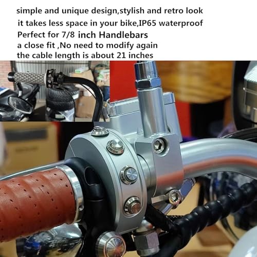 4 Buttons Motorcycle Handlebar Mount Switch Aluminum Alloy CNC ...
