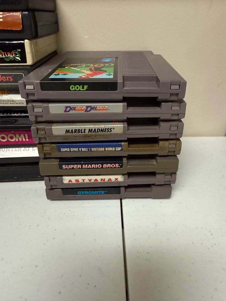 Huge Lot Of 63 NES SNES N64 ATARI GENESIS CARTIDGE ONLY VIDEO GAMES | eBay