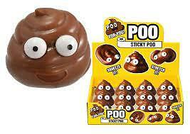 NEW Sticky Brown Poo | Fun Stress Reliever Novelty Party Toys ...