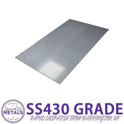 Speciality Metals Magnetic Metal Sheet | 0.5mm SS430 Stainless Steel ...