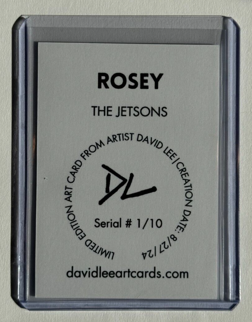 Rosey Limited Edition Artist Signed “The Jetsons” Trading Card 1/10 | eBay