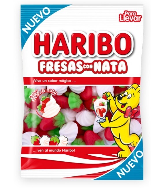 HARIBO Strawberries & Cream gummy bears 150g-FREE SHIPPING | eBay