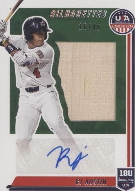 2022 Panini USA Baseball Stars & Stripes - USA Baseball Silhouettes ...