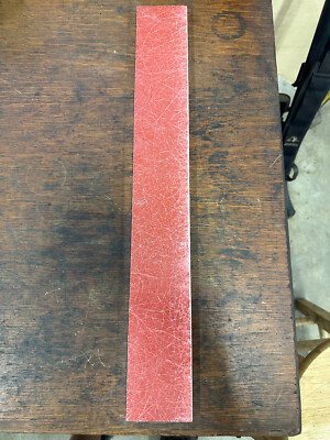 GPO3 Electrical Red Fiberglass Sheet 1/2 thick 19.75 in x 2.625 ...