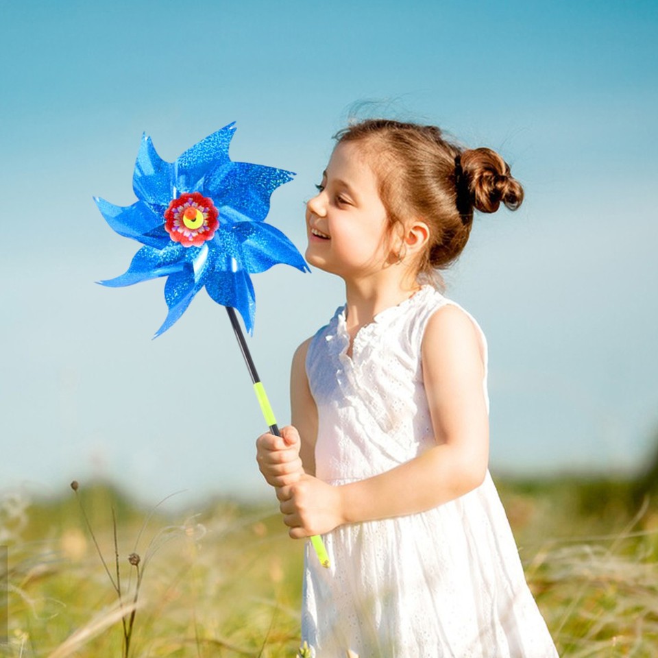 4pcs Bird Pinwheels Yard Garden Stake Decor Wind Spinner Windmill Scare ...