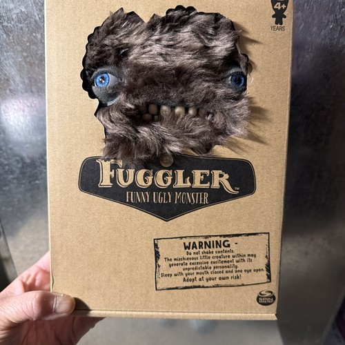 Original Fuggler Wide Eye Munch Munch Brown Funny Ugly Monster Plush 9" New | eBay