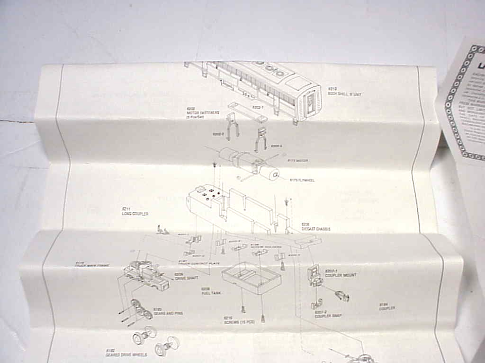 HO BACHMANN PLUS EMD F7B NYC #2443 RUNS GREAT NEEDS COUPLERS INSTALLED ...