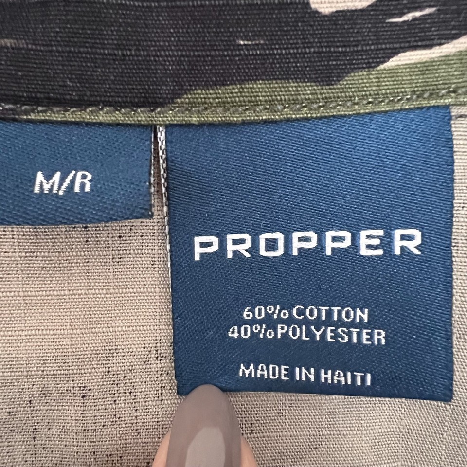 Propper BDU Coat Medium Military Jacket Tactical Tiger Camo POCKETS REMOVED | eBay UK