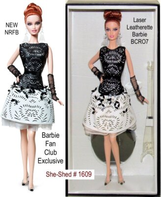 Laser Leatherette Barbie BCR07 Collectible Barbie Fan Club Exclusive ...