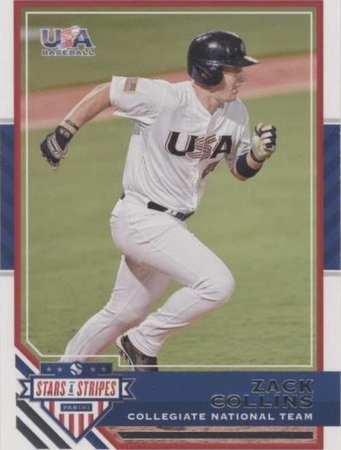 2017 Panini USA Baseball Stars & Stripes - Zack Collins #73 (RC) for ...