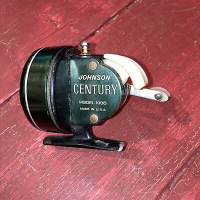 Vintage JOHNSON CENTURY Model 100B Spin-cast Reel Good Condition Tested ...