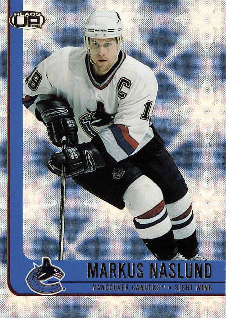 2001 Pacific Heads Up #94 Markus Naslund Vancouver Canucks | eBay