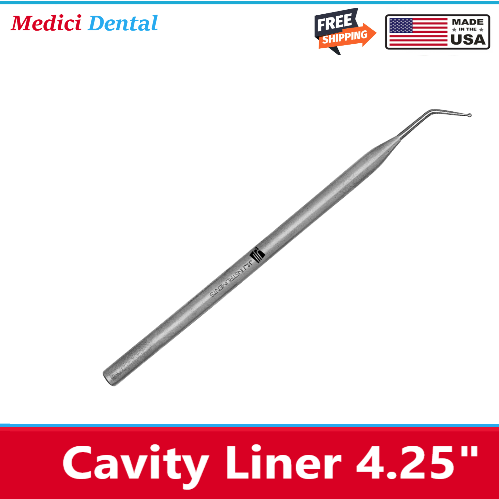 Dental Applicator for Cavity Liner Applicator Single-End, 4.25" long ...