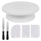 6pcs Cake Turntable Cake Decorating Kit Baking Accessories Tool | eBay