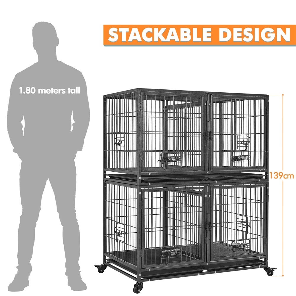 Mesh Stacking Crates On Wheels