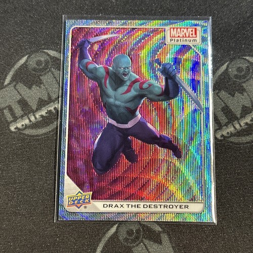 2023 Marvel Platinum #80 - Drax The Destroyer - Blue Surge Parallel ...
