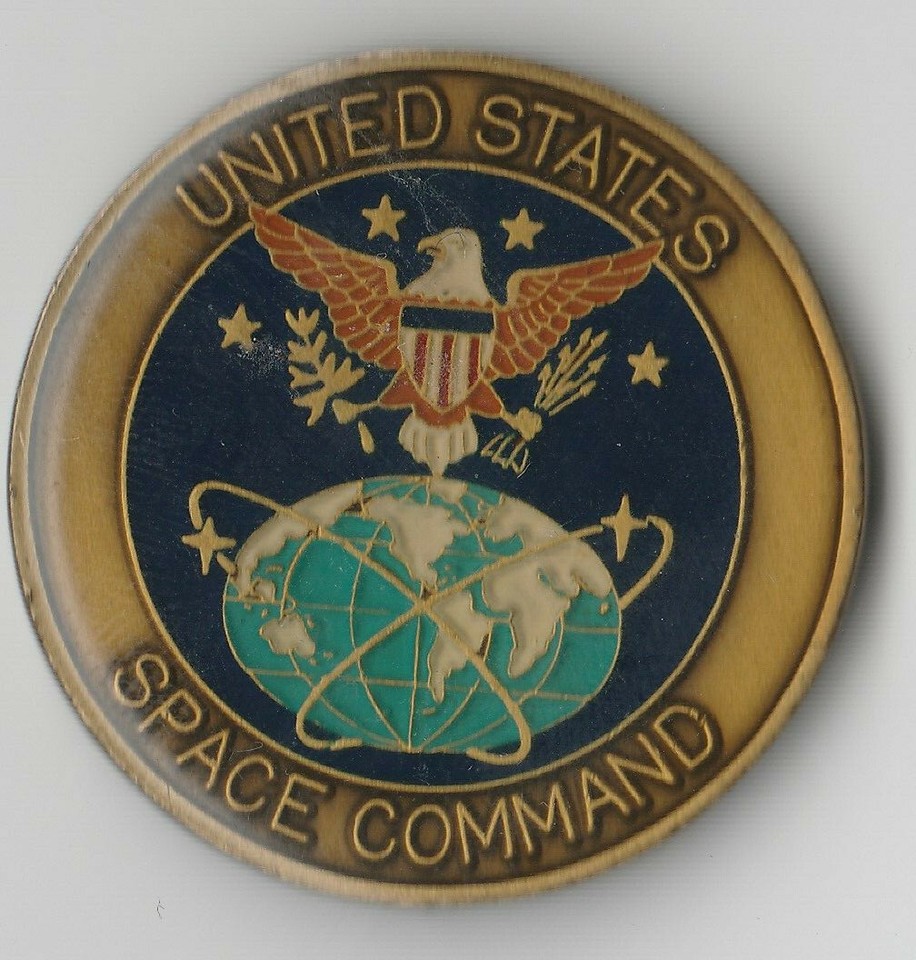 HQ USSPACECOM J3 US SPACE COMMAND Challenge Coin 1.5"DIA BX9 | eBay