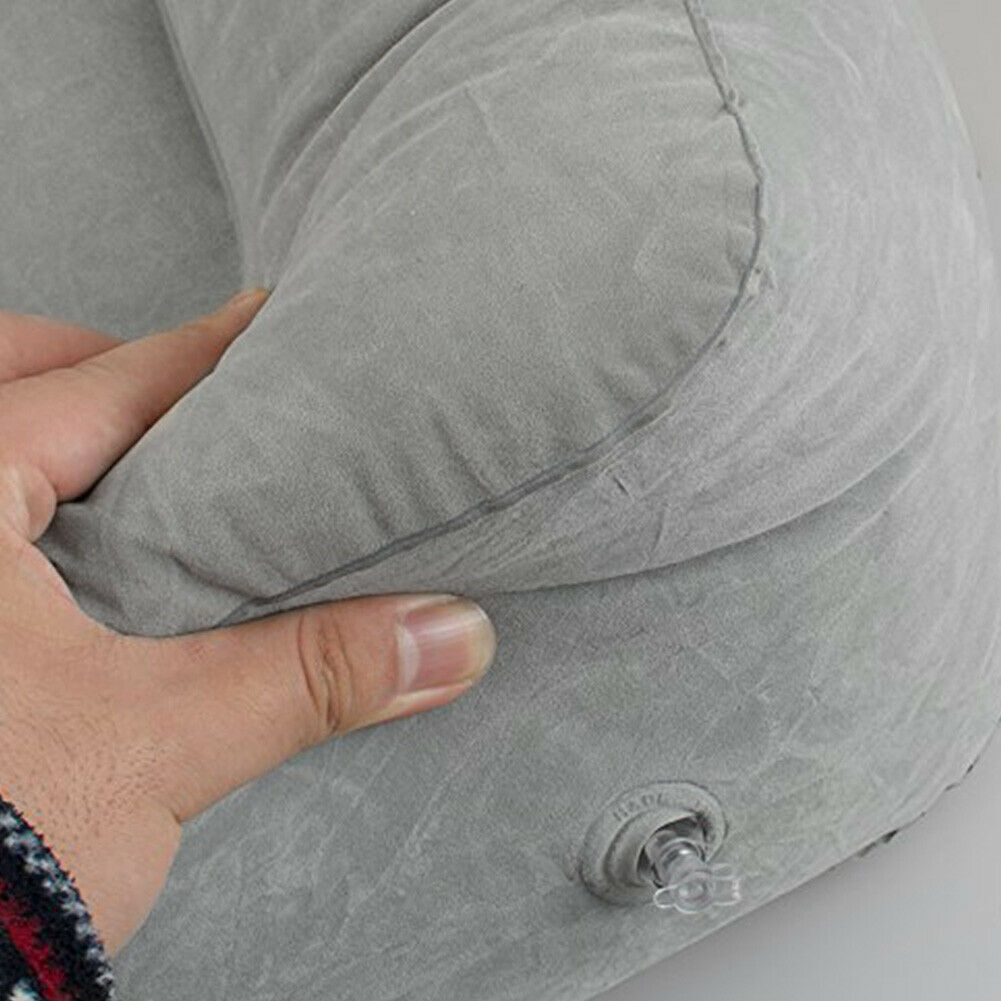 Useful Portable Footrest Pillow Camp Train Kids Bed Foot Rest Pad PVC ...