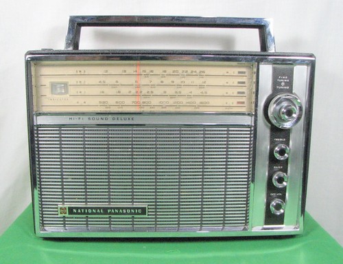National Panasonic R-100 B MW SW Shortwave 4 Band Radio Vintage 1967 ...