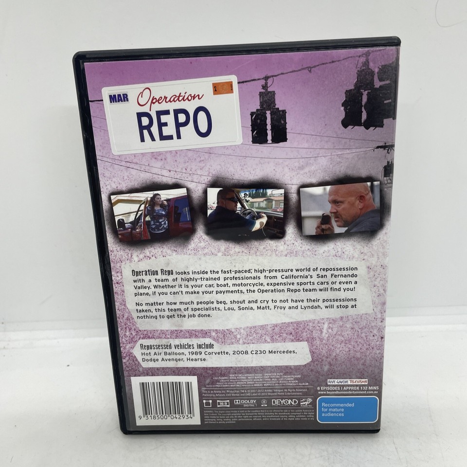 Operation Repo - Stashed In The Trash (DVD 2007) Region 4 Fast Free ...