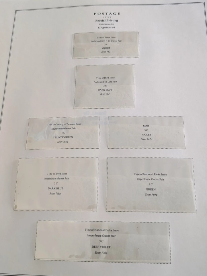 UNITED STATES PLATINUM STAMP ALBUM 1935-1964 | eBay