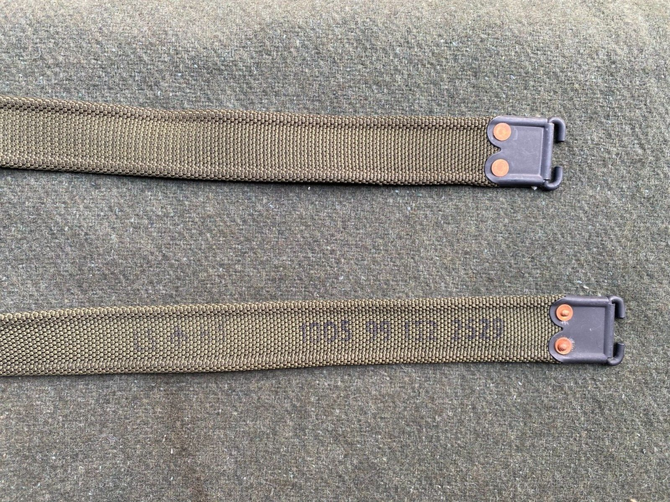 Original British Army Nylon Webbing L1A1 SLR Rifle Sling Olive Green ...