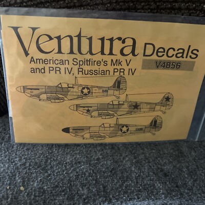 Ventura Decals V4856 American Spitfire’s MK V & PR IV, Russian PRIVATE ...
