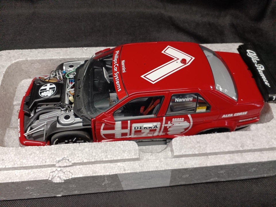 AutoArt 1/18 Alfa Romeo 155 V6 TI DTM 1993 Hockenheim Winner Model Car ...