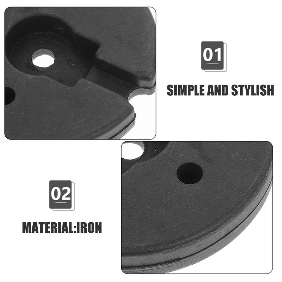 2 Pcs Light Weight Parts Stand Lamp Base Only Elegant Easy-install ...