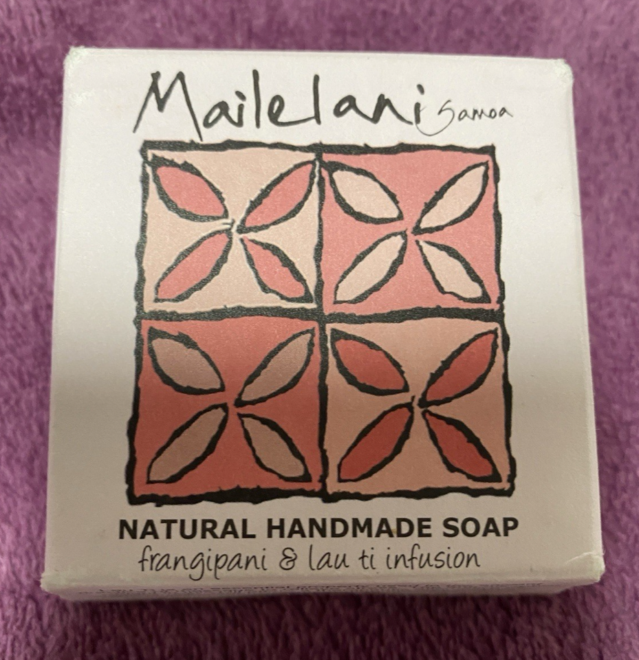 Mailelani Samoa - Frangipani & Lau Ti Natural Bar Soap 3.9 oz new ...