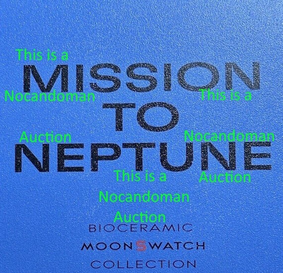 NEW OMEGA SWATCH SPEEDMASTER MOONSWATCH MISSION NEPTUNE MOON WATCH FREE ...