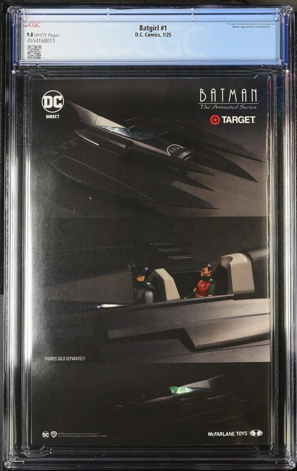 Batgirl #1 CGC 9.8 David Talaski Cover A Volume 6 DC Comics 2025 WP 1st ...