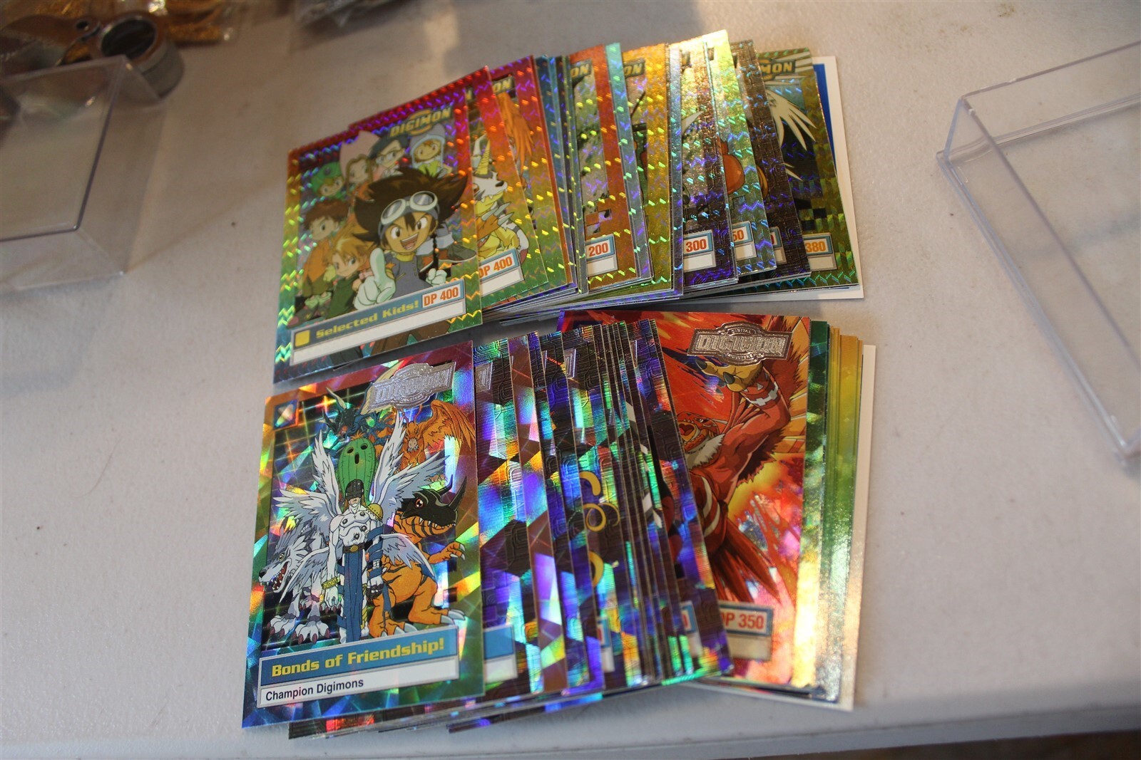 DIGIMON HOLO SERIES 1 (1-34 SET) AND SERIES 2 (1-32 SET) BOTH COMPLETE ...