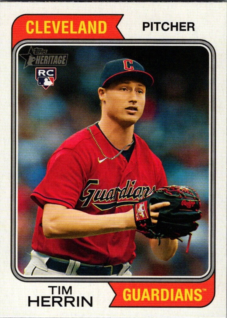 2023 Topps Heritage #639 Tim Herrin RC | eBay