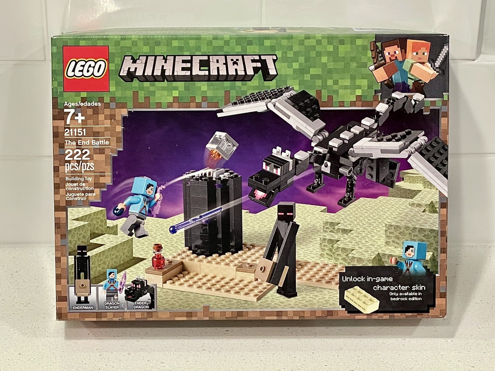 LEGO Minecraft 21151 The End Battle - RETIRED - NEW SEALED 673419304450 ...