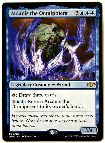 MTG Arcanis the Omnipotent Dominaria Remastered 039/261 Regular Rare ...