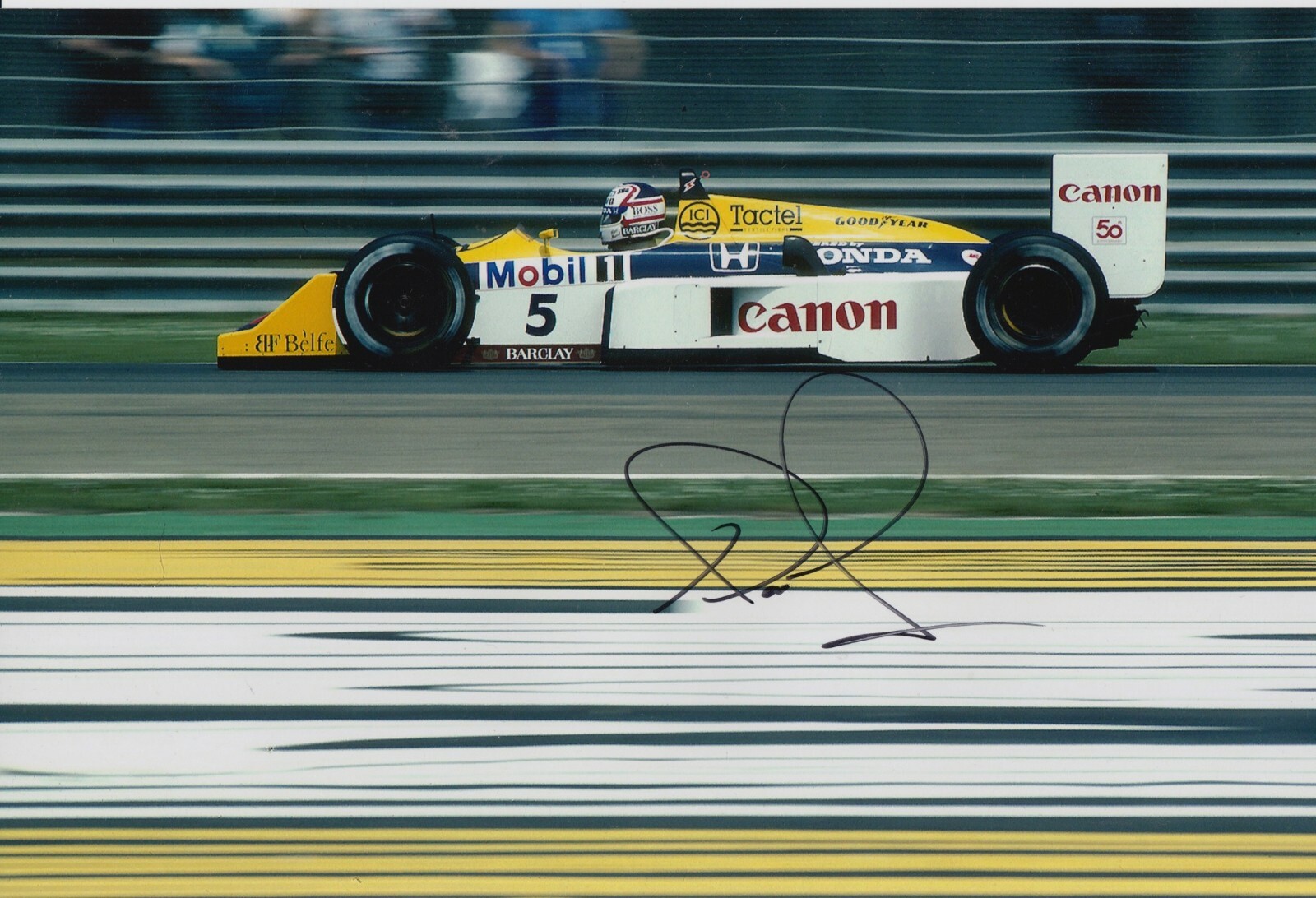 Nigel Mansell Hand Signed 12x8 Photo - Williams F1 Autograph 11. | eBay UK
