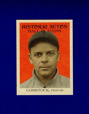 #15 RALPH COMSTOCK, 1915 Pittsburgh Rebels FC ~ Federal Baseball League ...