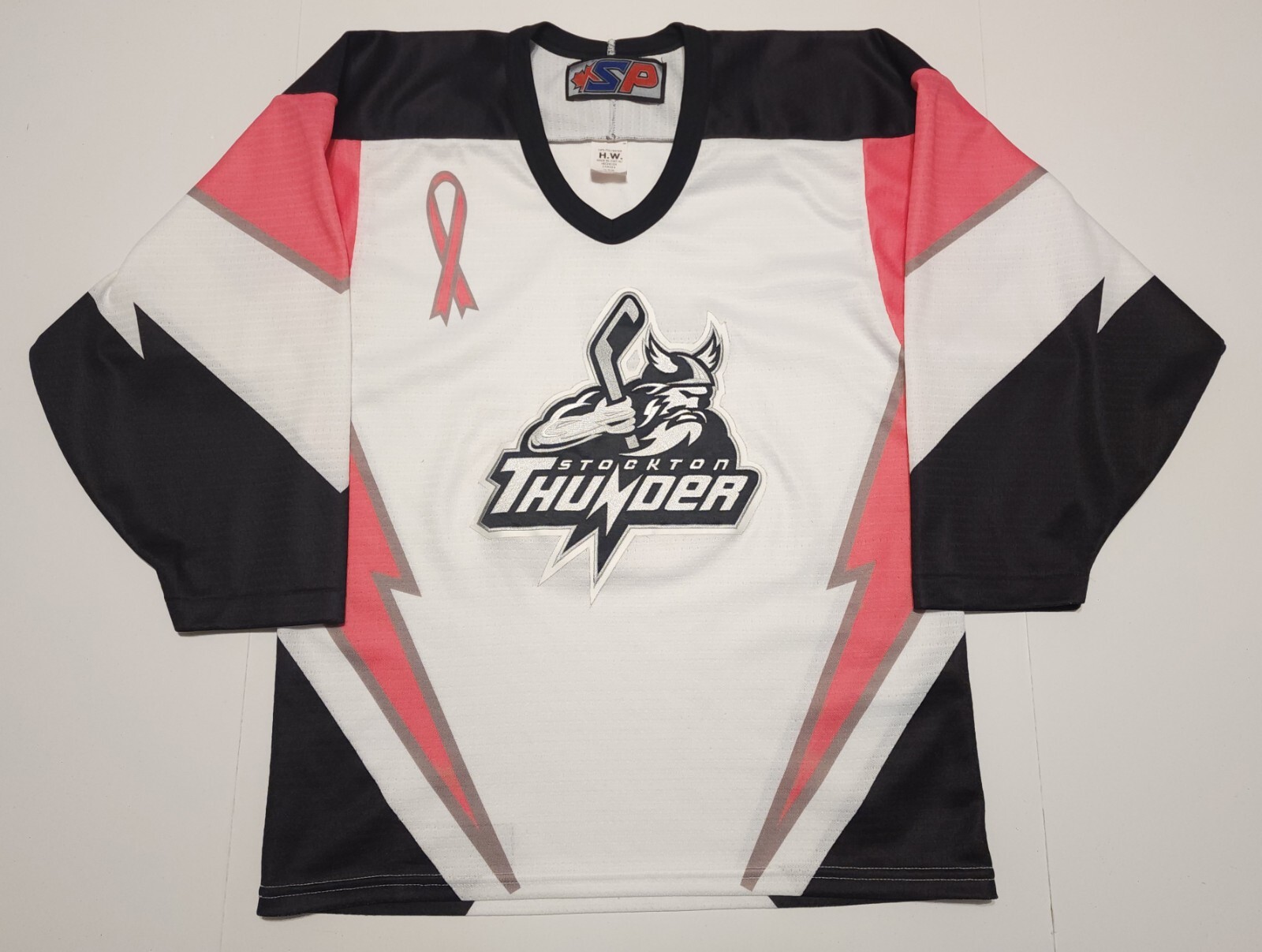 Stockton Thunder SP Breast Cancer Awareness ECHL Minor League Small ...