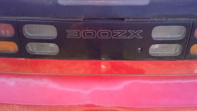 95 96 Nissan 300ZX Tail Finish Panel / Back-Up Light Assembly OEM ...