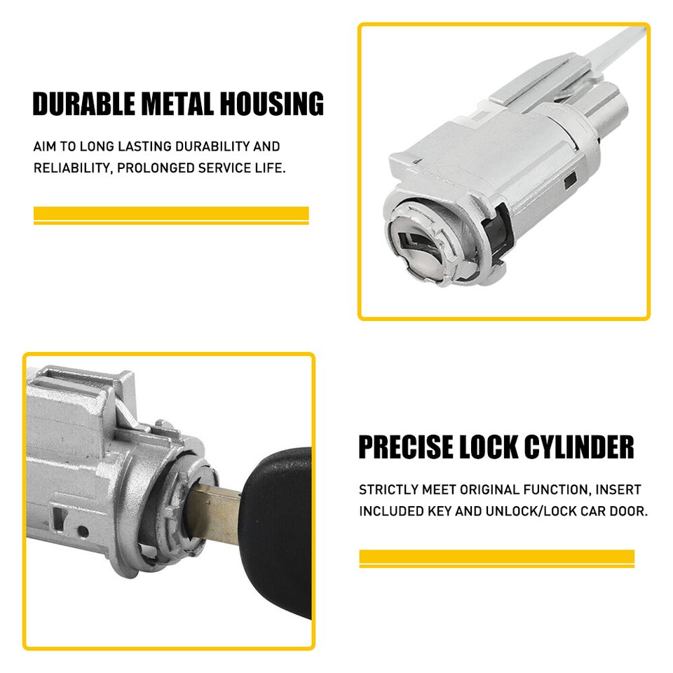 Ignition Switch Cylinder Keys Set Lock Cylinder Kit For Honda Pilot ...