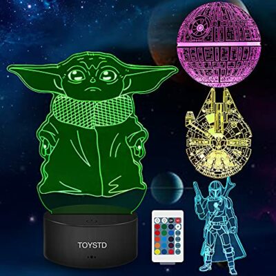 Star Wars Regalo 3D lampada,Luce Notturna Giocattolo With Four Pattern ...