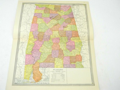Maps, Atlases & Globes - Alabama Map