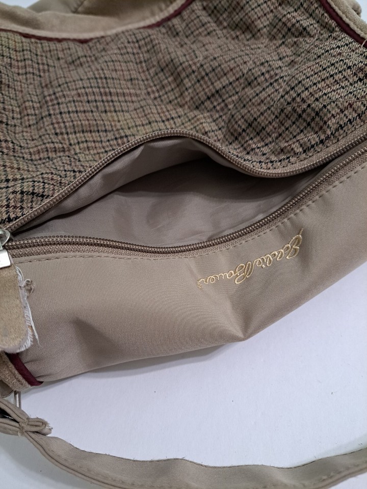 Eddie Bauer Crossbody Travel Bag Shoulder Canvas Satchel Pack Khaki ...