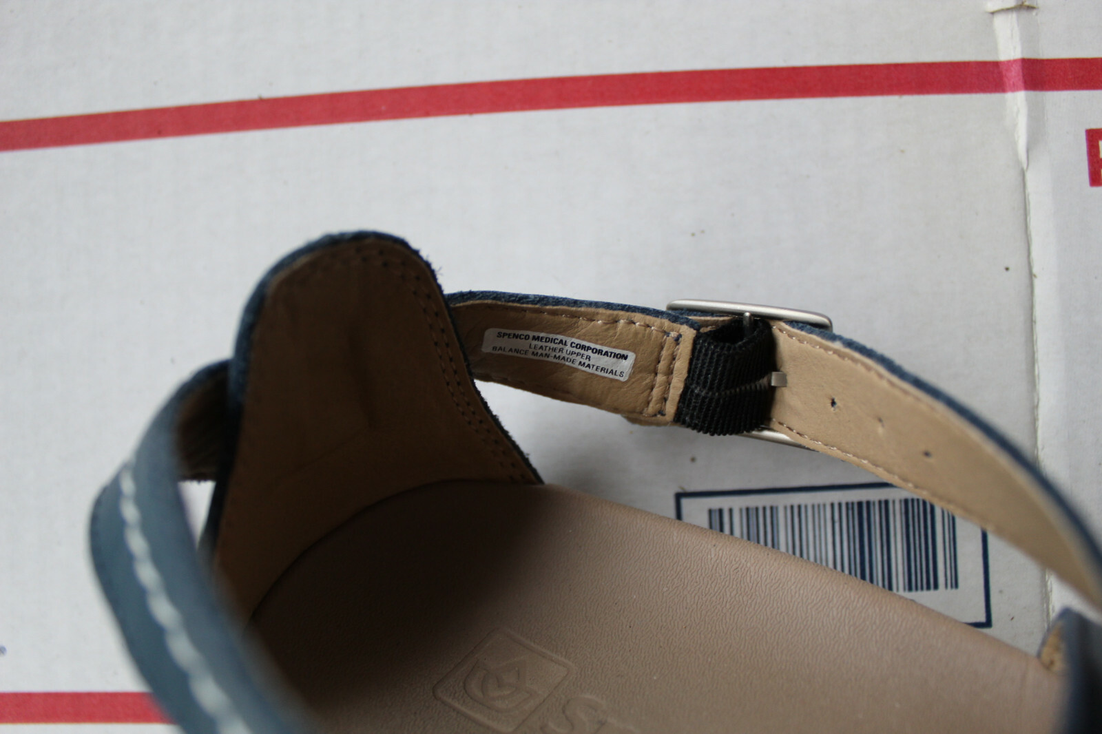 SPENCO MEDICAL CORPORATION BLUE LEATHER SHOES/SANDALS SZ 8 NWOB | eBay