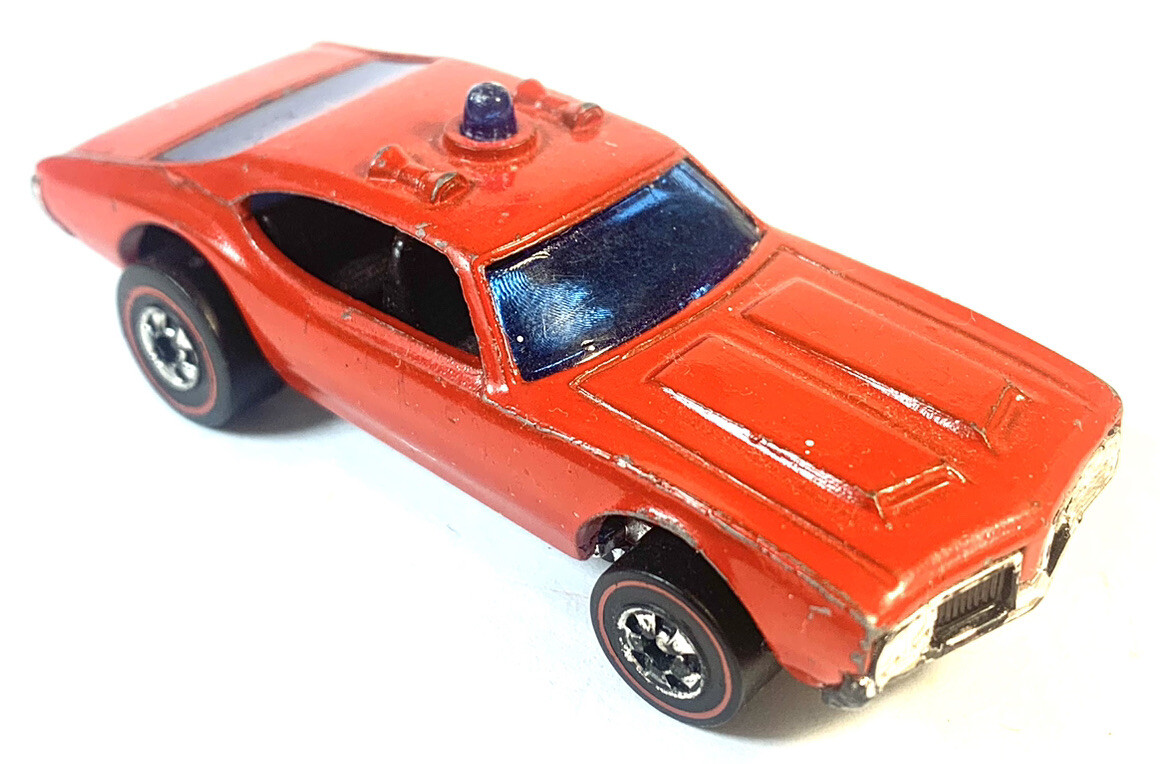 🍎 Vintage Hot Wheels Redline OLDS 442 FIRE CHIEF CRUISER Red. 1969 ...