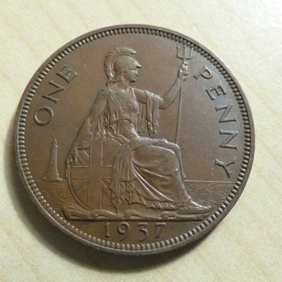 King George VI One Penny Choice 1937 - 1951 Pick Your Own; Choose from ...