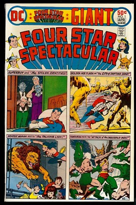 Four Star Spectacular #1 VF/NM DC Giant, Superboy, Wonder Woman, Flash ...